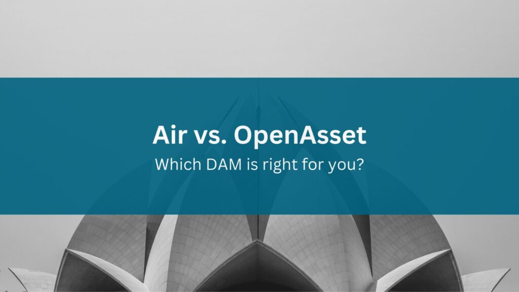 Air vs. OpenAsset - OpenAsset