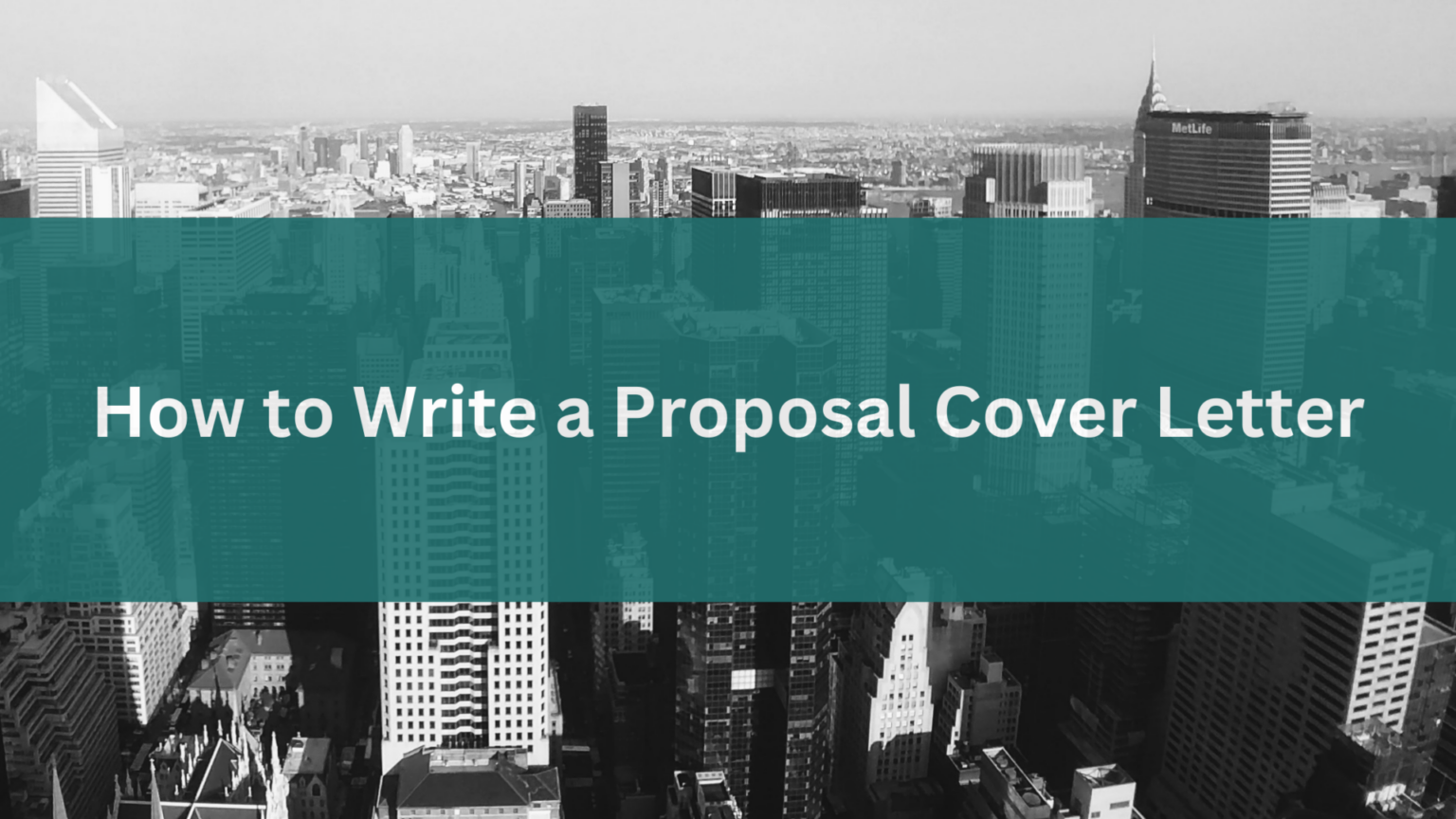 How to Write a Proposal Cover Letter: Examples + Free Template - OpenAsset